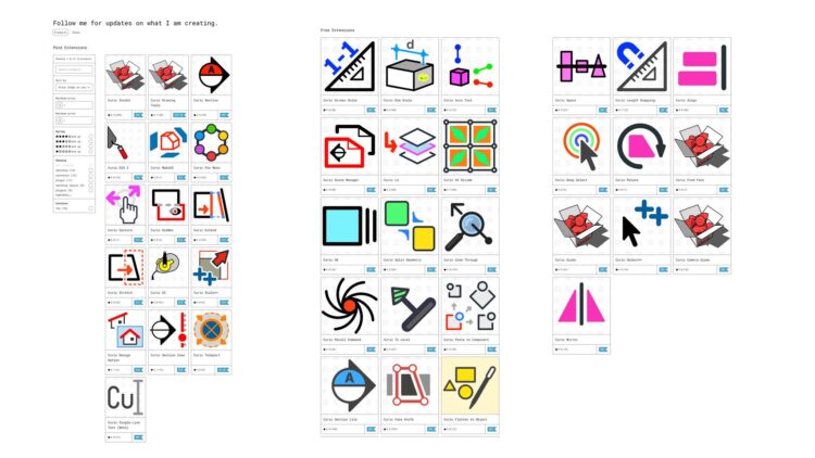 7 plugin SketchUp của Curic mà tôi thường sử dụng - Đặng Tiến Dũng