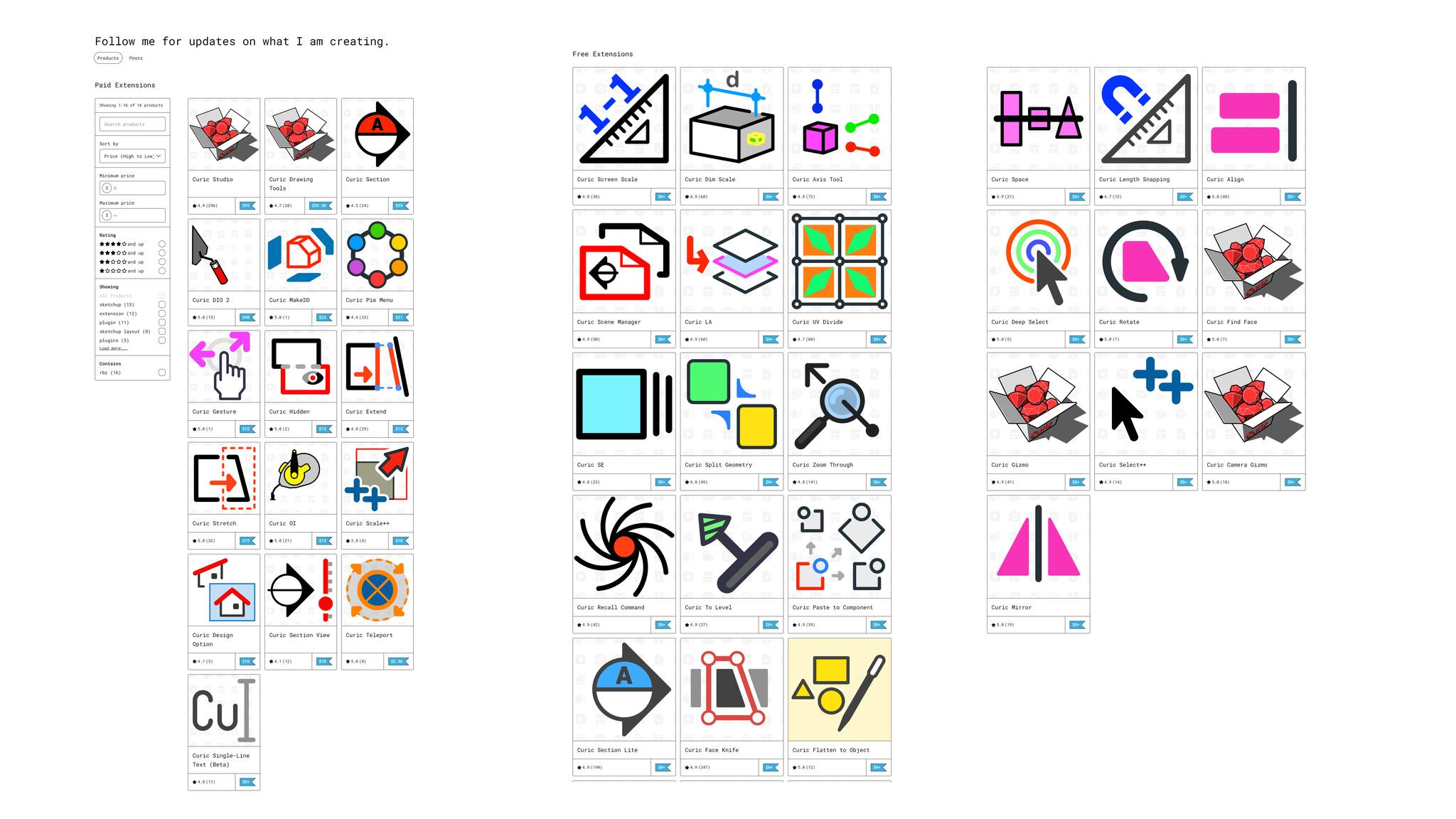 7 plugin SketchUp của Curic mà tôi thường sử dụng - Đặng Tiến Dũng